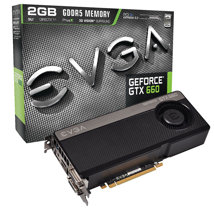 Buy EVGA GeForce GTX 660 2GB [EVGA-02G-P4-2660-KR] | PC Case Gear Australia