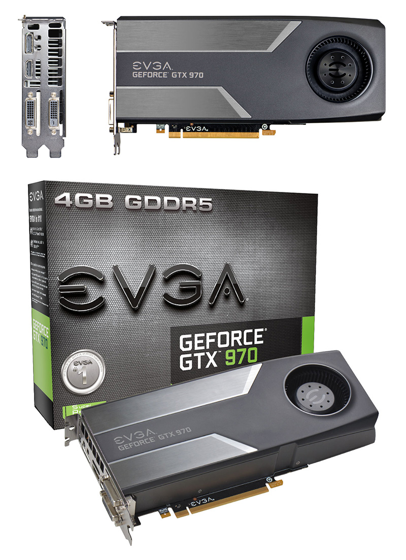 Buy EVGA GeForce GTX 970 4GB [04G-P4-1970-KR] | PC Case Gear Australia