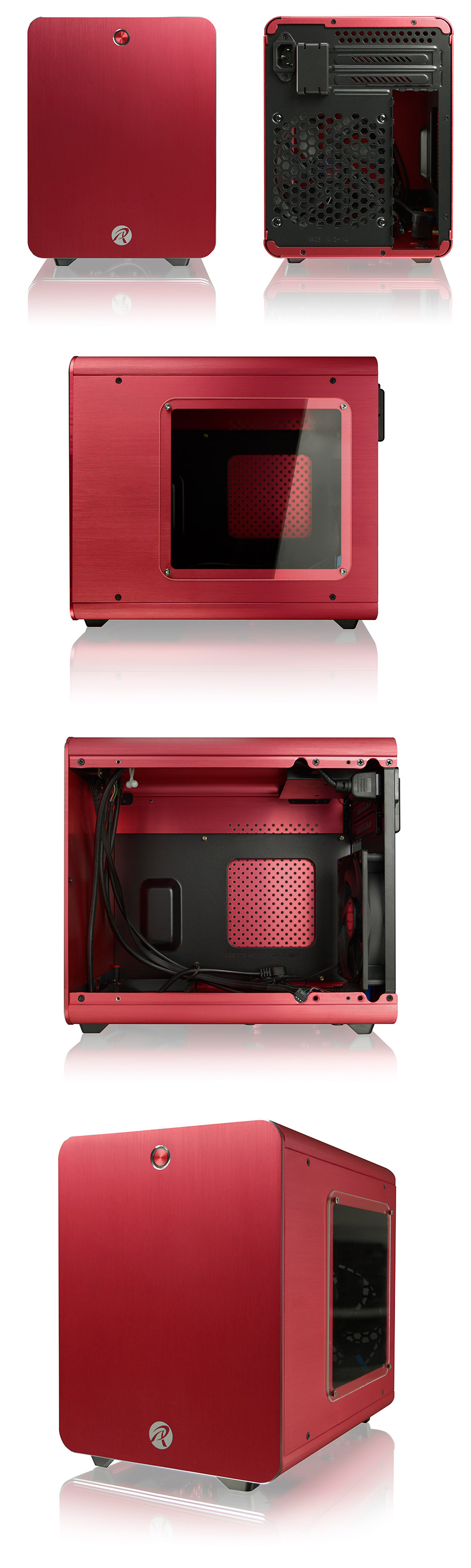 Buy Raijintek Metis Mini ITX Case Red [0R200007] | PC Case Gear Australia