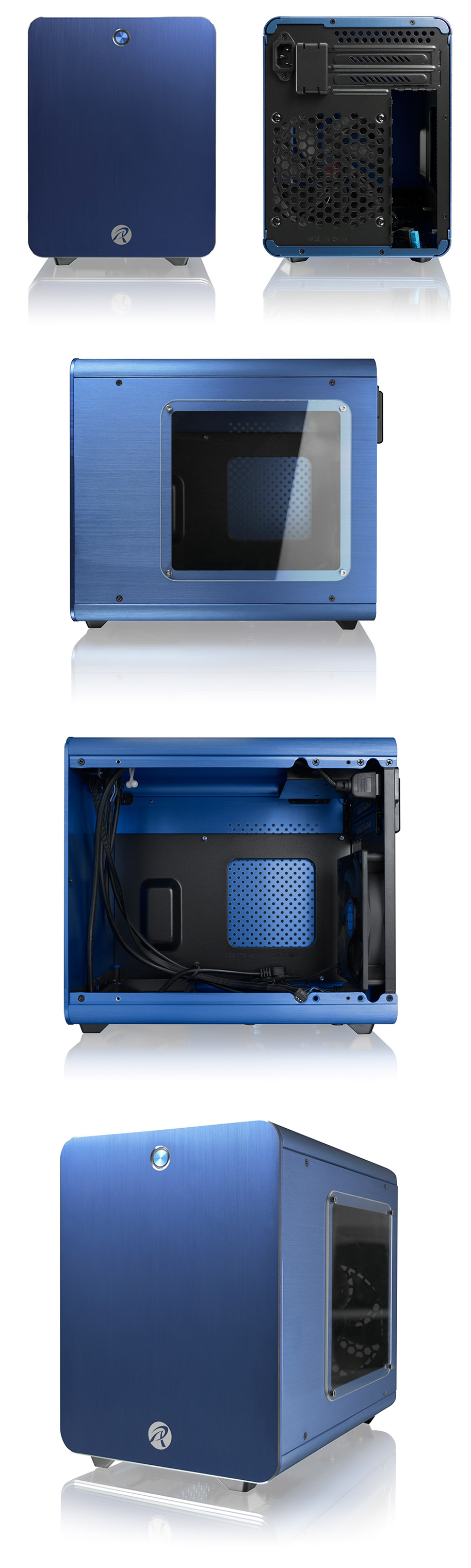 Buy Raijintek Metis Mini ITX Case Blue [0R200009] | PC Case Gear Australia