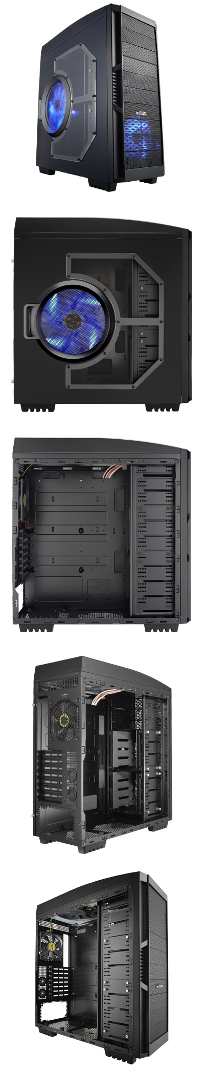 Buy SuperFlower SF-1000B Black Gaming Case [SF-1000B-BK] | PC Case Gear ...