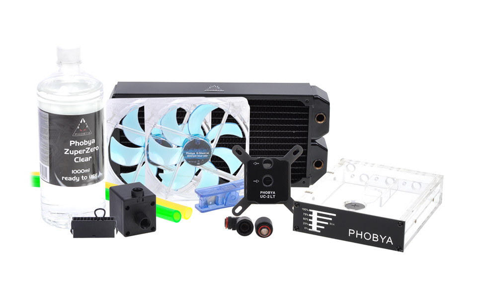 Buy Phobya Pure Performance Kit 280LT BayOne [1010977] | PC Case Gear ...