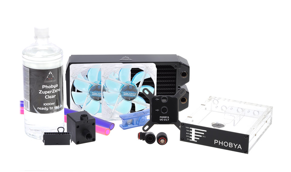 Buy Phobya Pure Performance Kit 240LT BayOne [1010981] | PC Case Gear ...