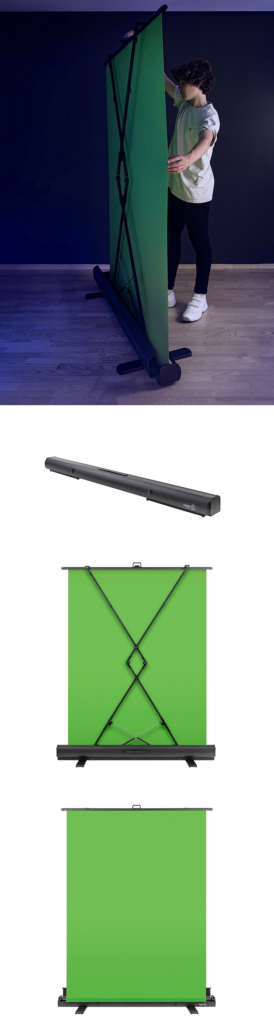 Buy Elgato Collapsible Green Screen [10GAF9901] | PC Case Gear Australia