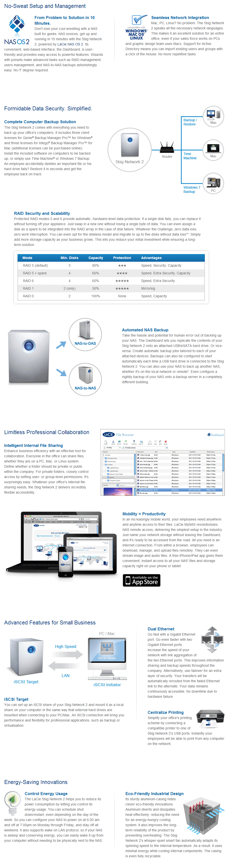 Buy LaCie 5big Network 2 [2000385] | PC Case Gear Australia