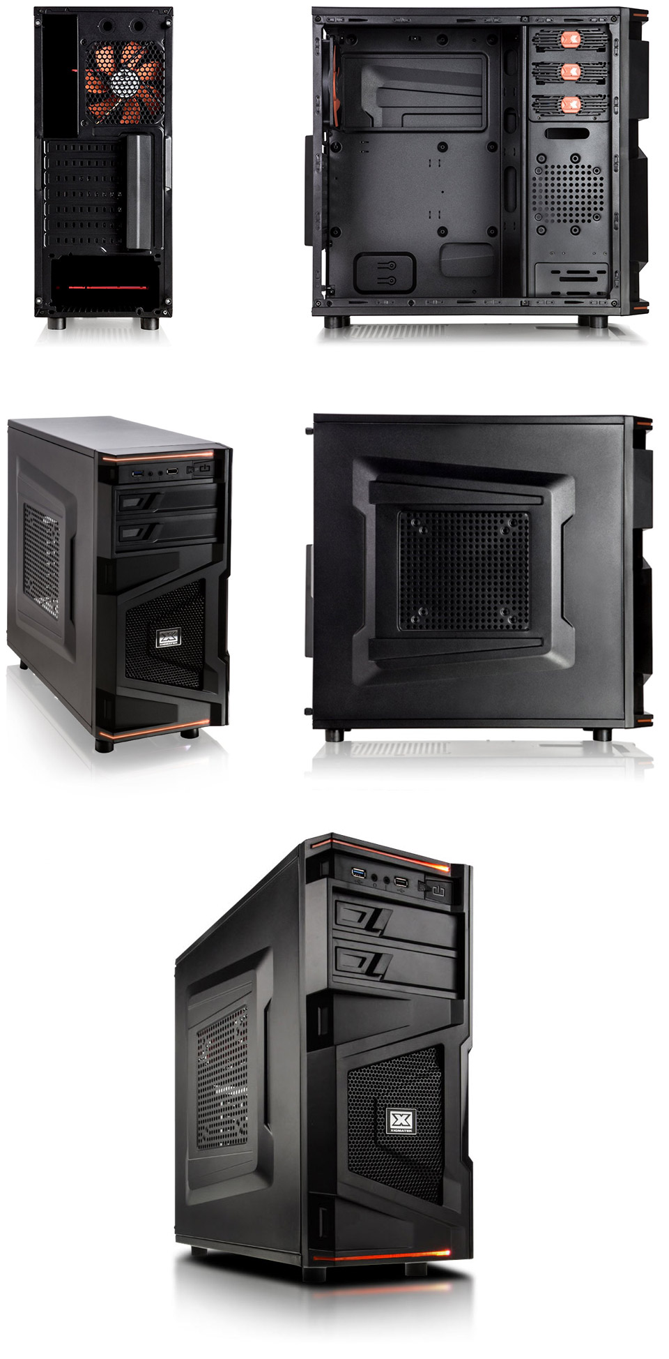 Buy Xigmatek Recon USB 3.0 MT Case [21XT-CASREC] | PC Case Gear Australia