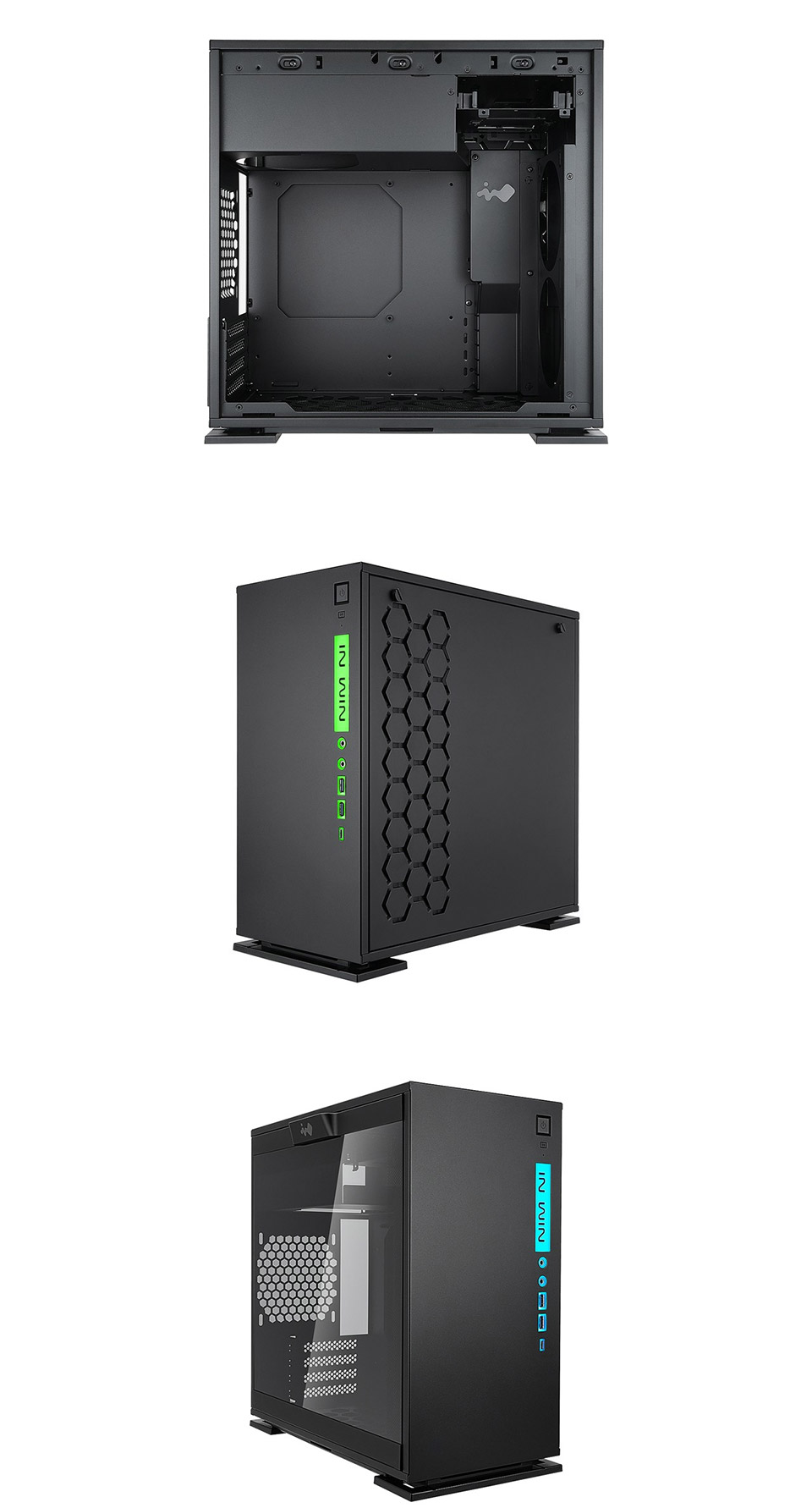 Buy InWin 301C Mini Tower Case Black [301C-BLACK] | PC Case Gear Australia