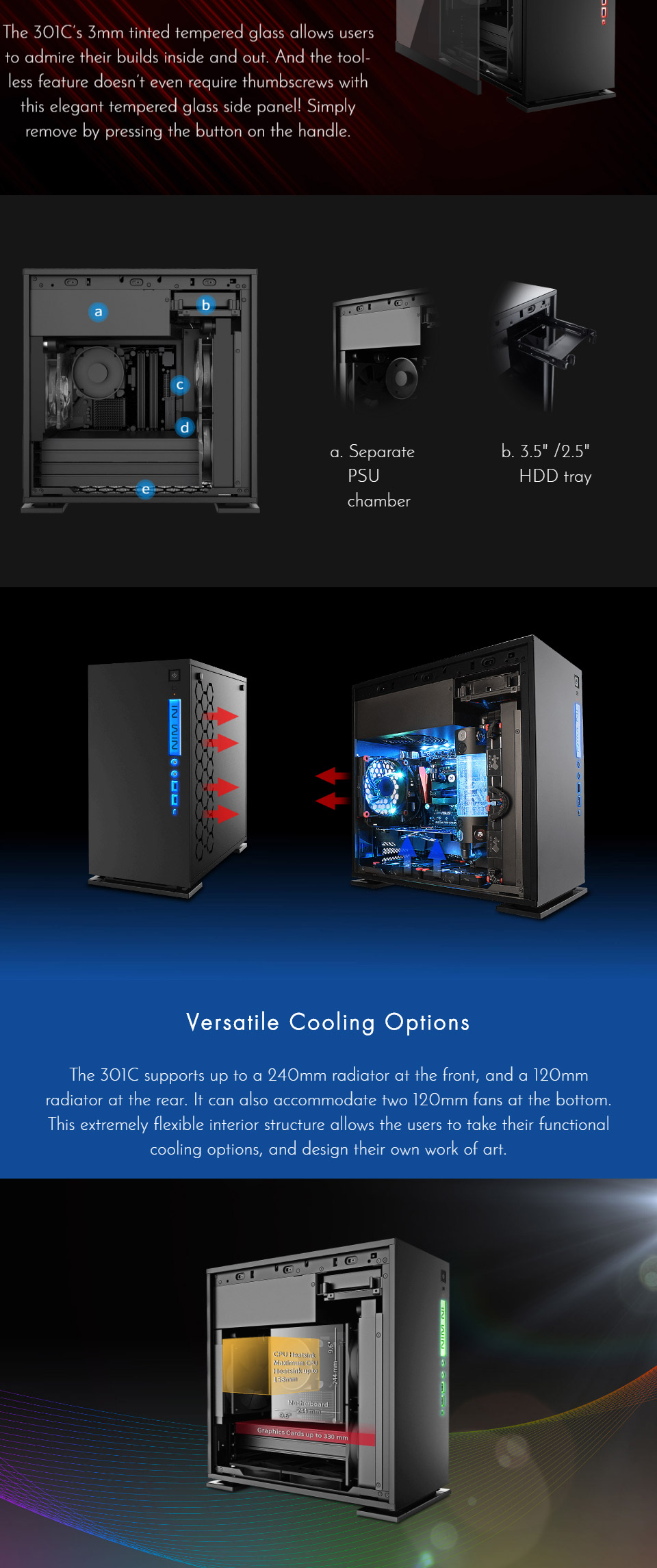 Buy Inwin 301c Mini Tower Case White [301c White] Pc Case Gear Australia