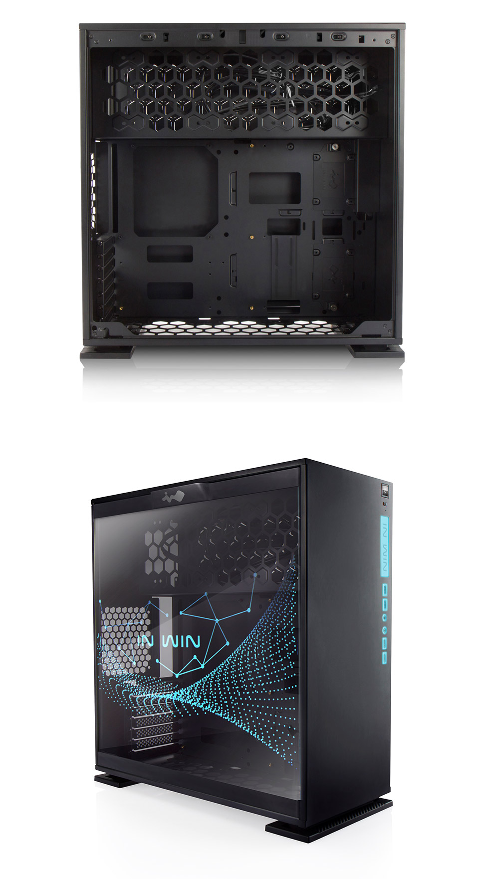 Buy InWin 303 RGB Edition Mid Tower Case Black [303RGB-BLACK] | PC Case ...