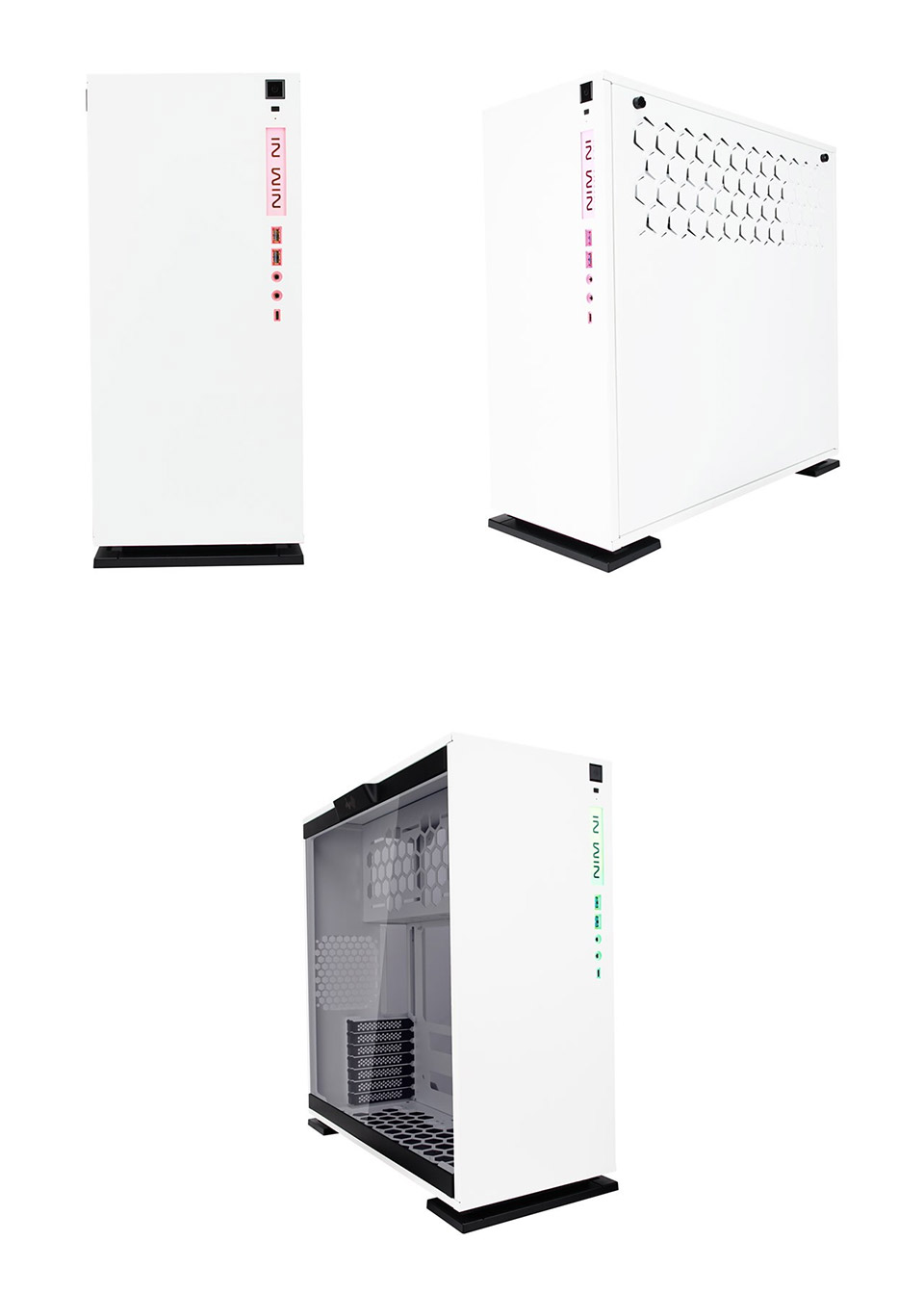 Buy InWin 303C Polaris Mid Tower Case White [303C-WHITE-POLARIS] | PC ...