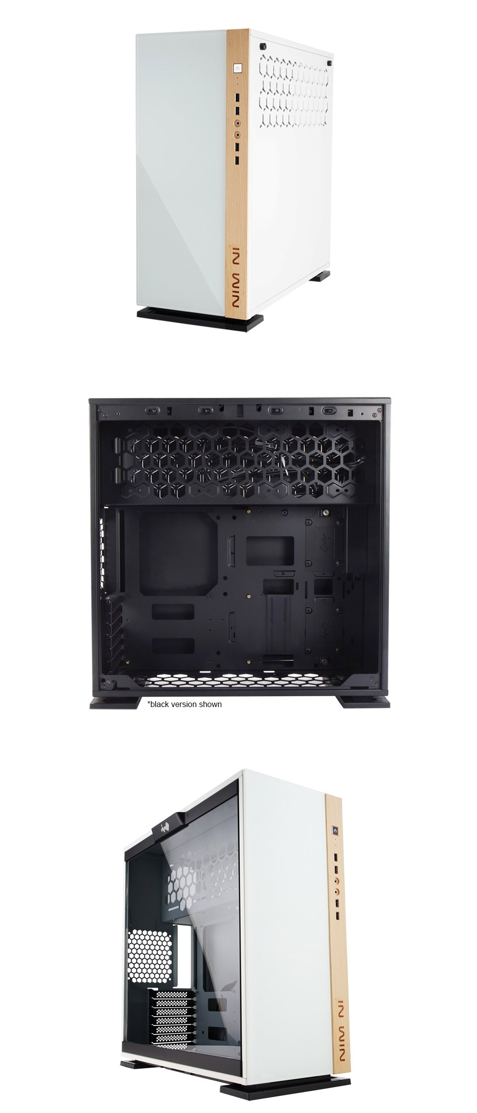 Buy In Win 305 Tempered Glass Case White [305-WHITE] | PC Case Gear ...