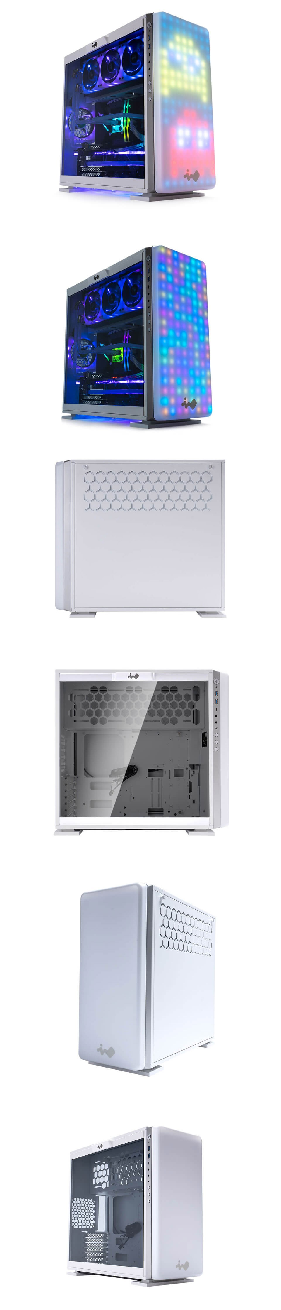 Buy InWin 307 A-RGB Tempered Glass Case [IW-307-WHITE] | PC Case Gear ...