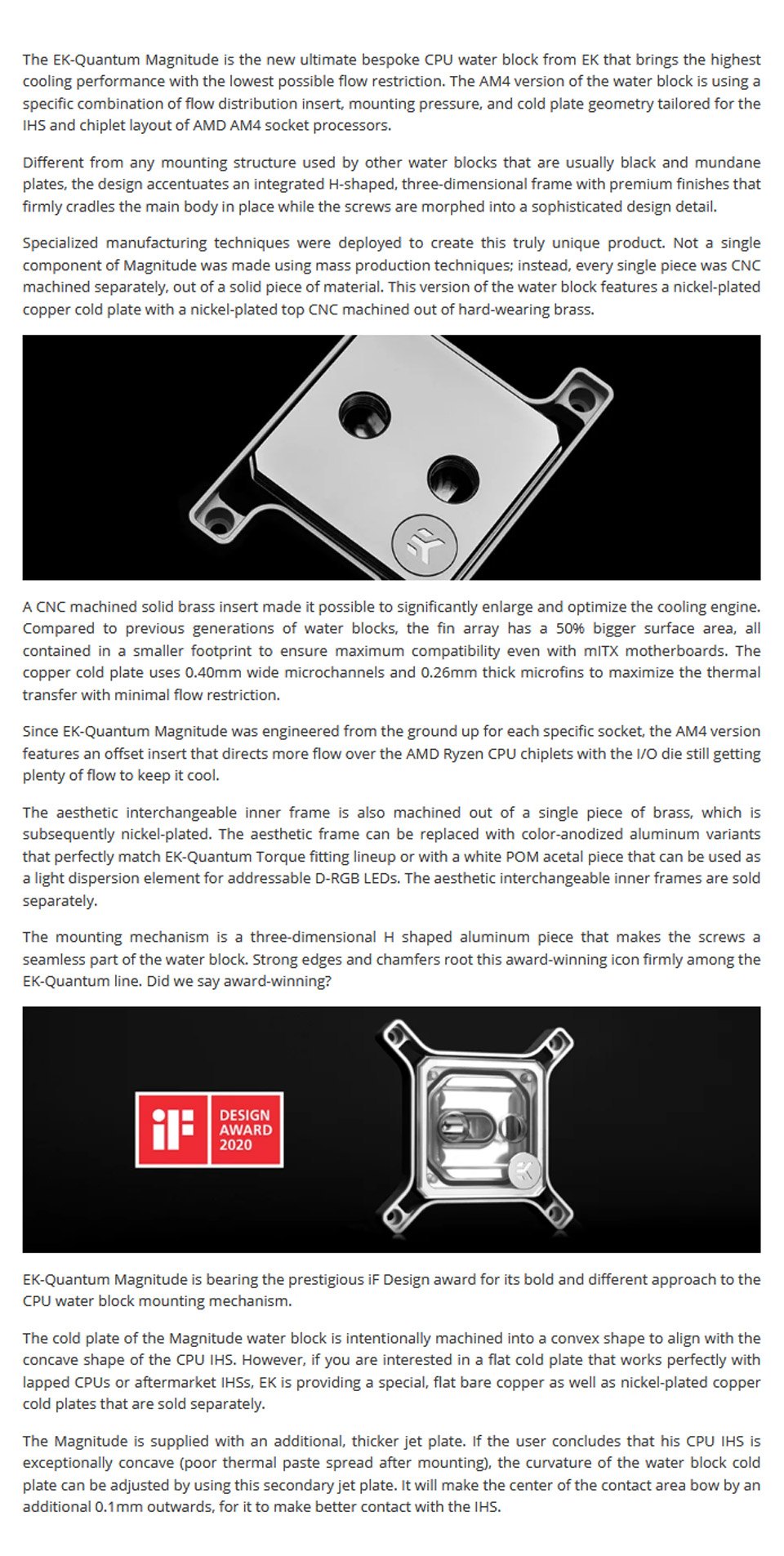 Buy EK Quantum Magnitude CPU Block AM4 Full Nickel [3831109819272] | PC ...