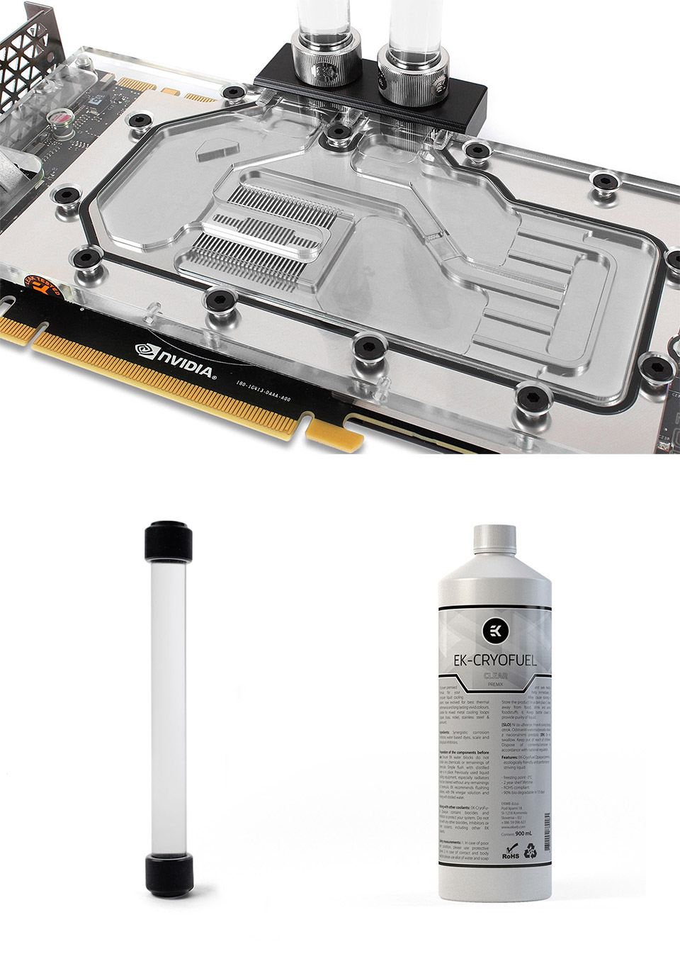 Buy EK CryoFuel Premix 900mL Coolant Clear [3831109880180] | PC Case ...