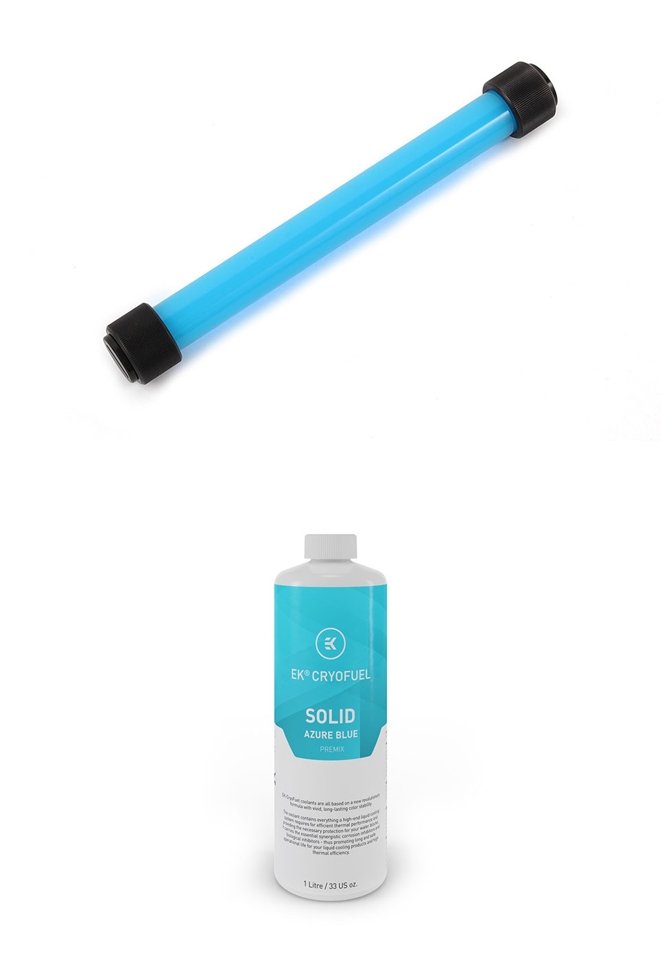 Buy EK CryoFuel Solid Azure Blue Premix 1000mL [3831109880357] | PC ...