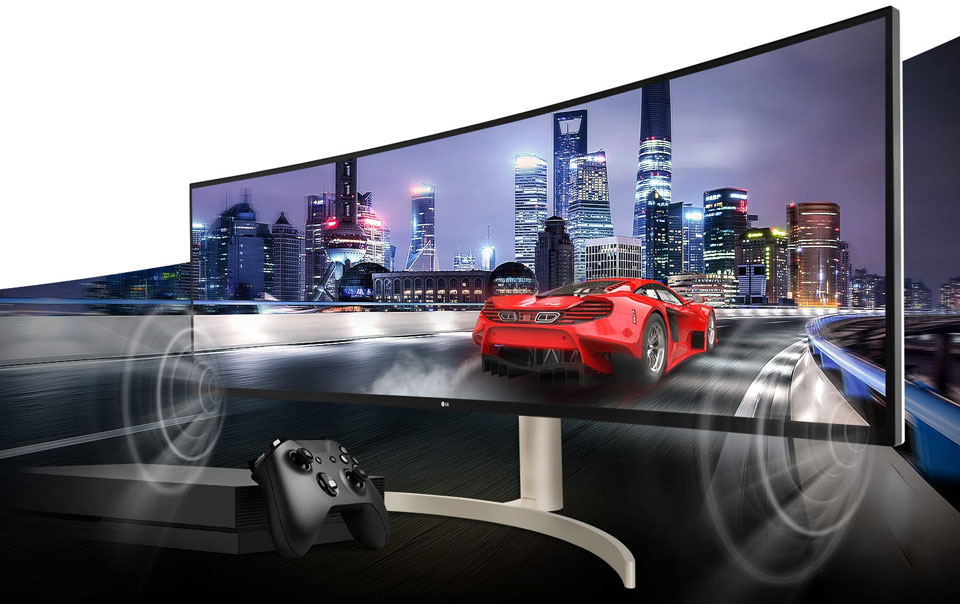 Buy LG 49WL95C-WE DQHD HDR IPS Curved 49in Monitor [49WL95C-WE] | PC ...