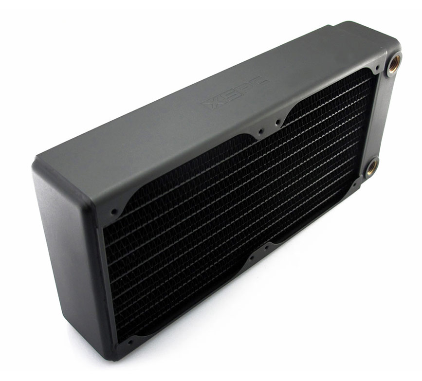 Buy XSPC RX240 Dual Fan Radiator V3 Black [5060175585059] | PC Case ...