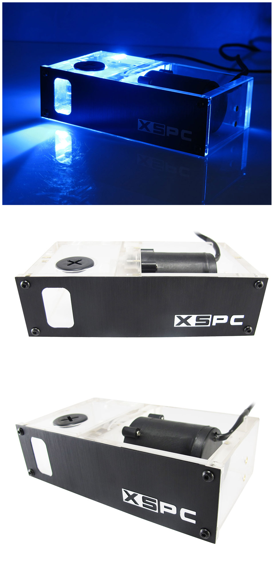 Buy XSPC X2O 420 Single Bayres/Pump Combo [5060175585691] | PC Case ...