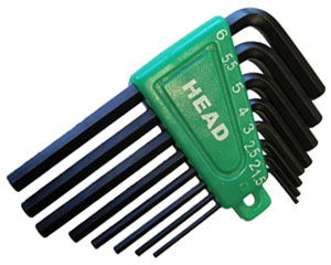 Buy 8 Piece Metric Set of Alan Keys 1.5-6mm [6416] | PC Case Gear Australia