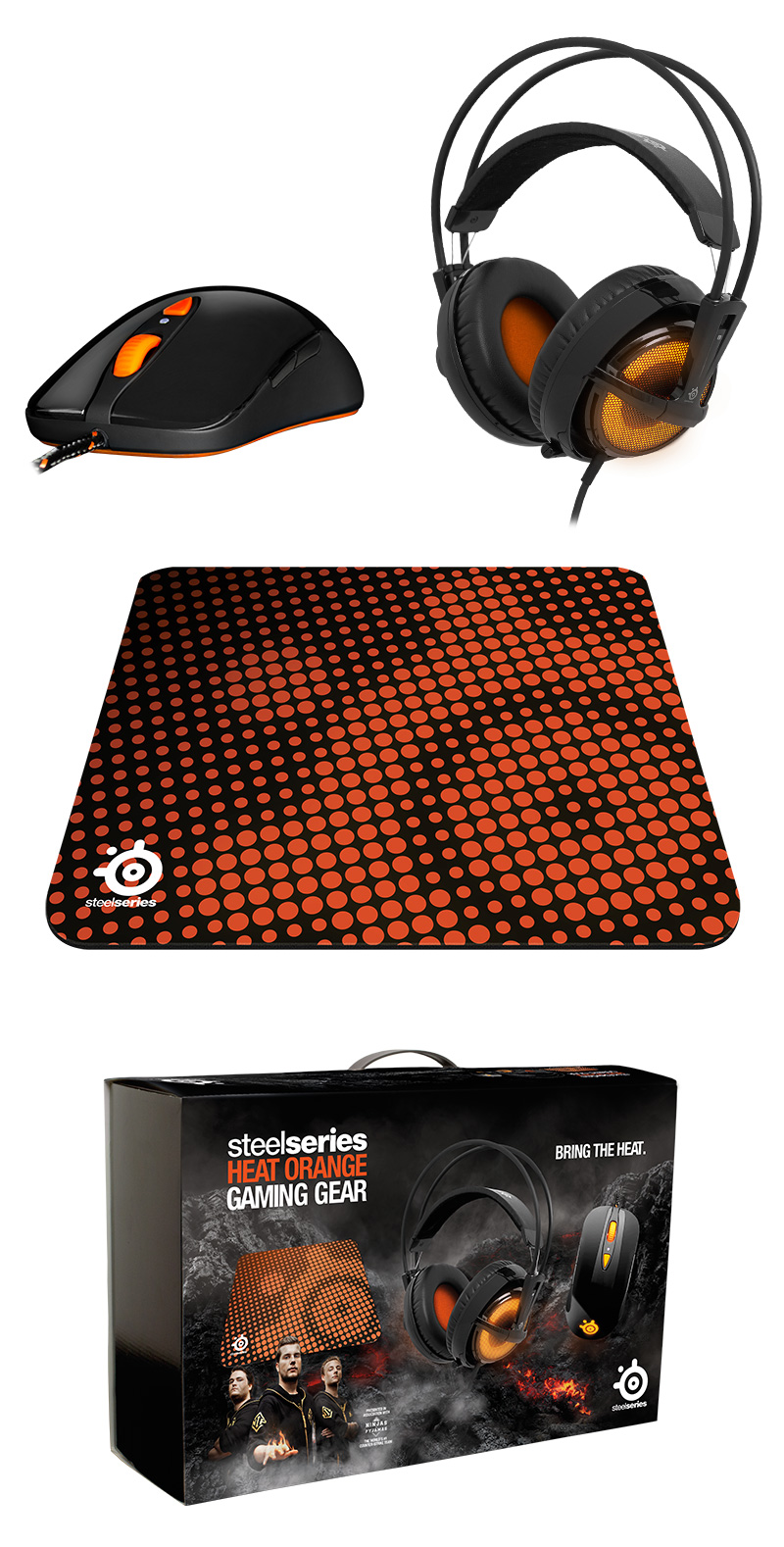 Buy SteelSeries Heat Orange Bundle Pack [66002(HEATOPK)] | PC Case Gear ...