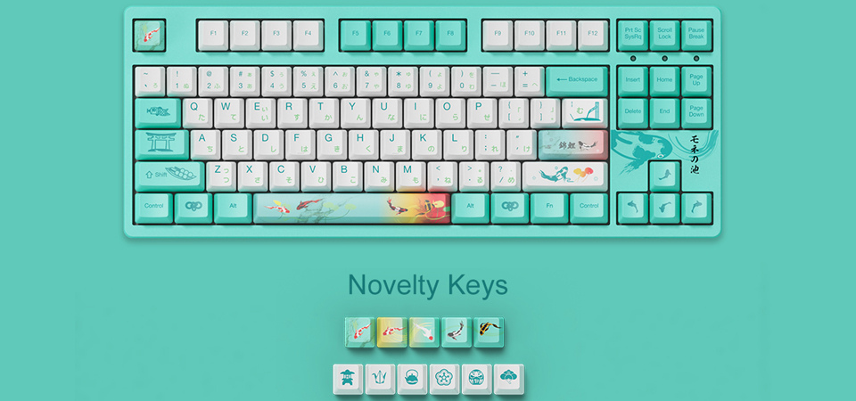 Buy Akko Monets Pond Keyboard 3087 TTC Gold Blue [6925758608558] | PC ...