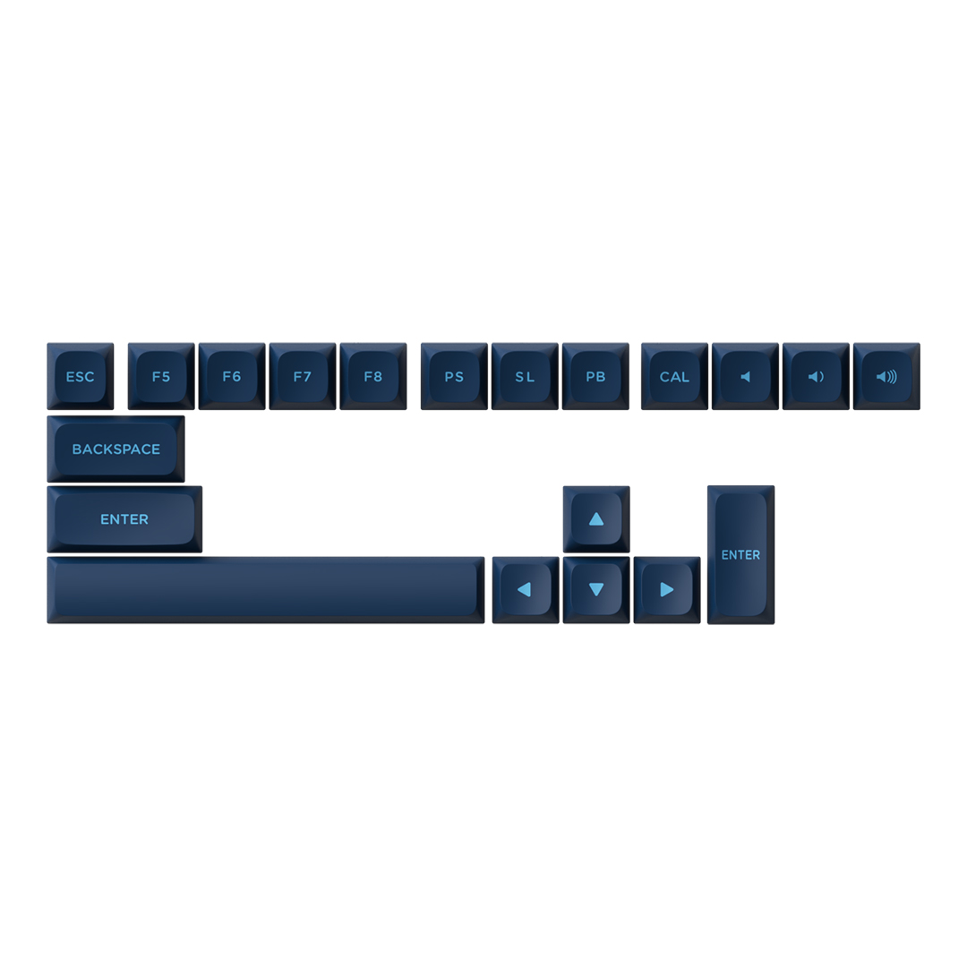 Buy Akko UNC Carolina Blue Keycaps MDA 227 Keys [6925758621380] | PC ...