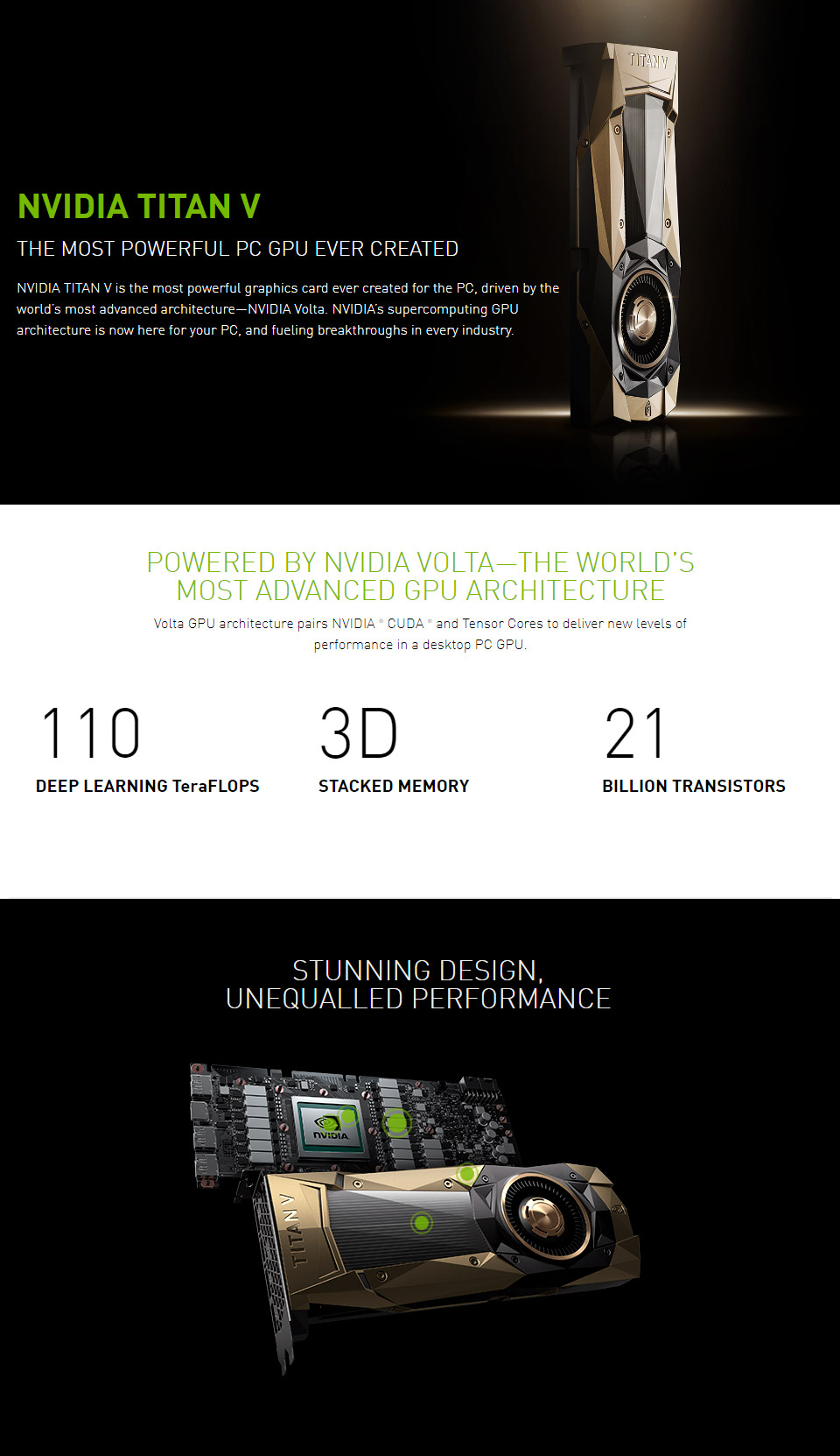 Buy NVIDIA TITAN V [900-1G500-2500-000] | PC Case Gear Australia