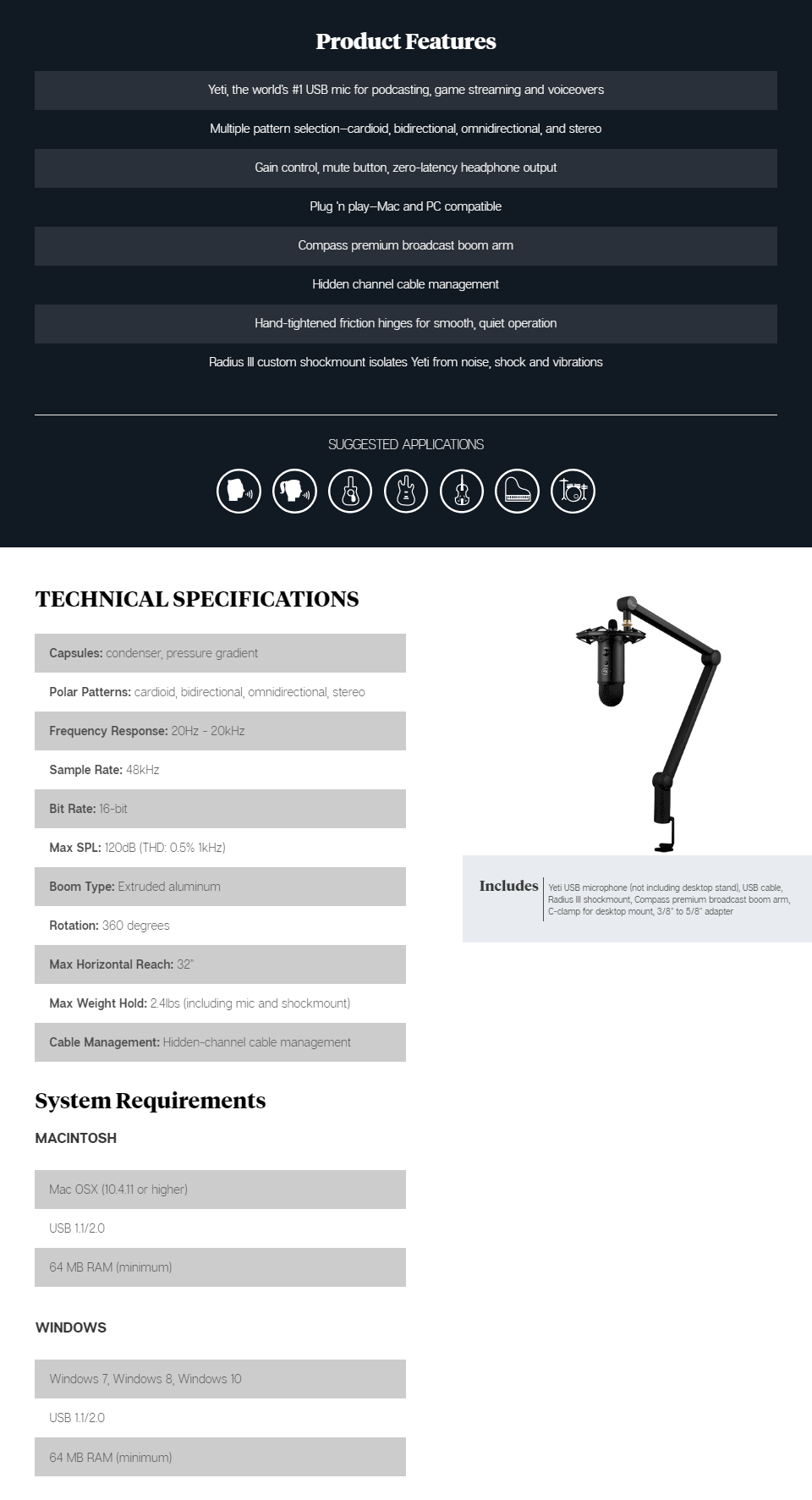 Buy Blue Microphones Yeticaster Pro Broadcast Bundle [988-000107] | PC ...