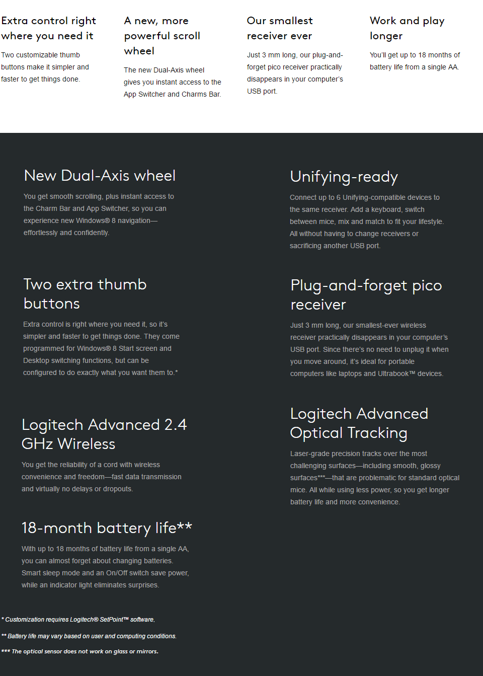 Buy Logitech M545 Wireless Mouse Black [910-004057] | PC Case Gear ...