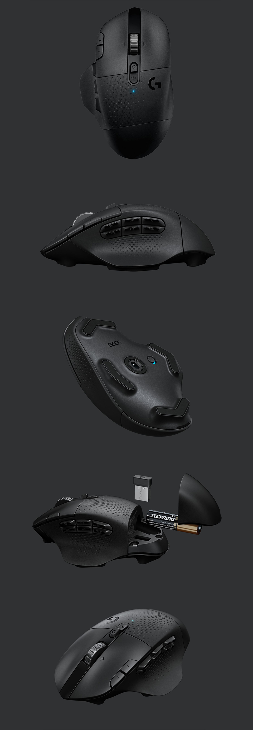 Buy Logitech G604 Lightspeed Wireless Optical Gaming Mouse [910-005651 ...