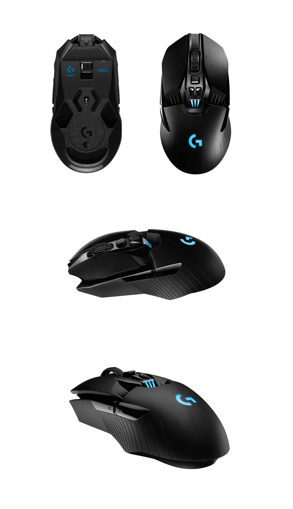 Buy Logitech G903 Hero Lightspeed Wireless Gaming Mouse [910-005674 ...