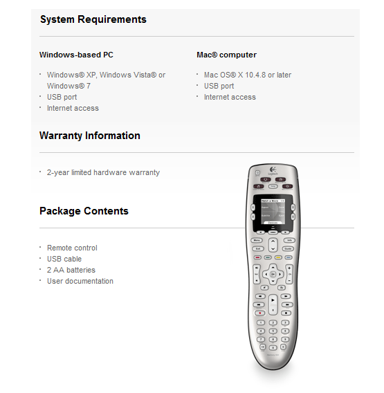 Buy Logitech Harmony 600 Universal Remote [LT-915-000113] | PC Case Gear Australia