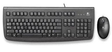 Buy Logitech Deluxe 250 Desktop Keyboard Mouse Pack [LT-920-000911 ...