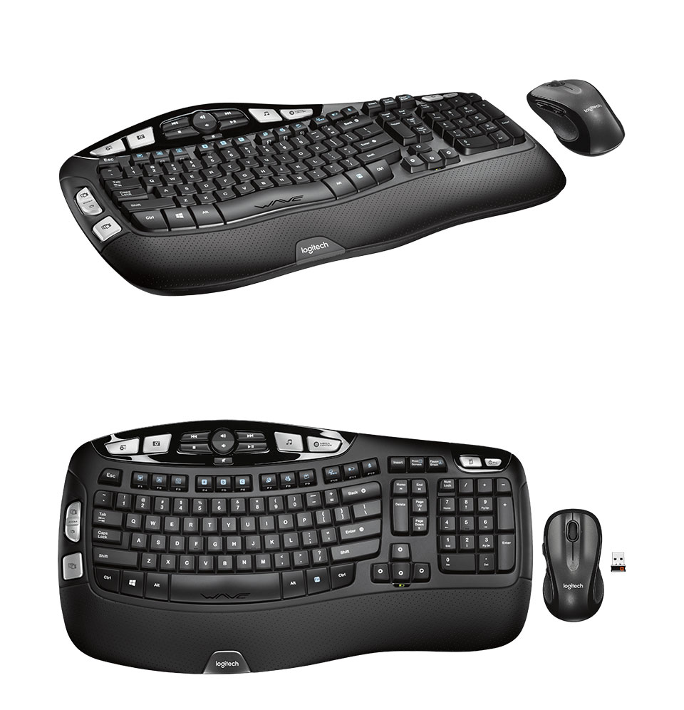 Buy Logitech MK550 Wireless Wave Keyboard and Mouse Combo [920-003733 ...