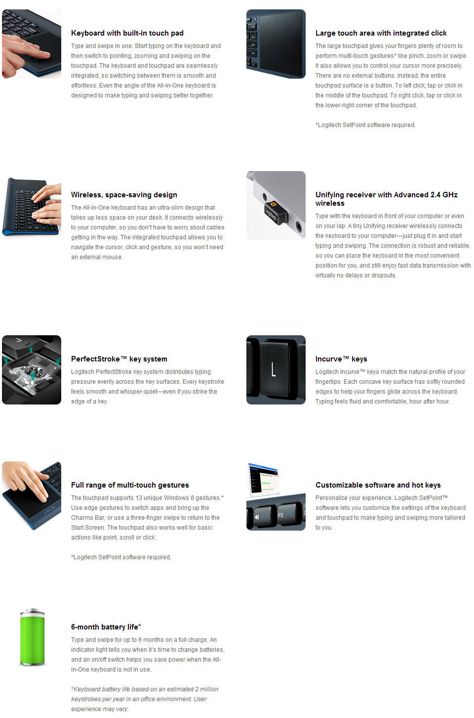 Buy Logitech TK820 Wireless All-in-One Keyboard [920-005145] | PC Case ...