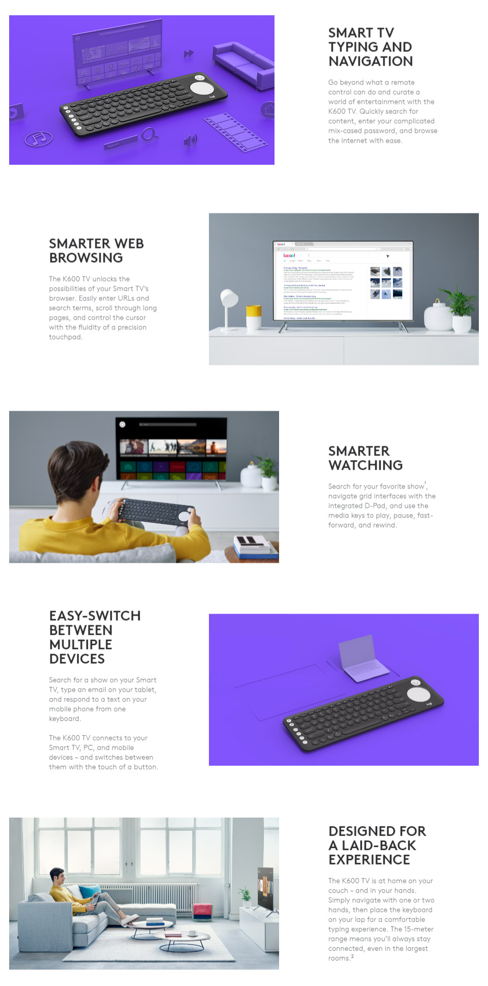 Buy Logitech K600 Wireless Keyboard with Touchpad [920-008843] | PC ...