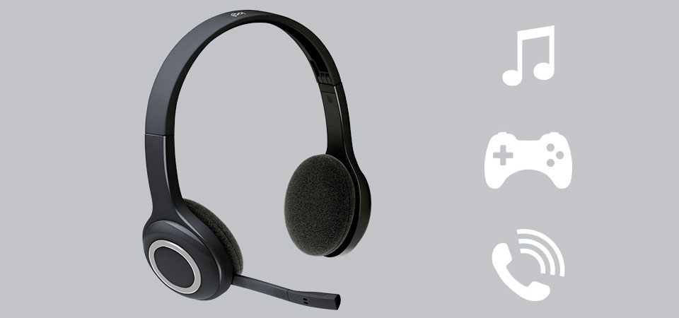 Buy Logitech H600 Wireless Headset [981-000504] | PC Case Gear Australia
