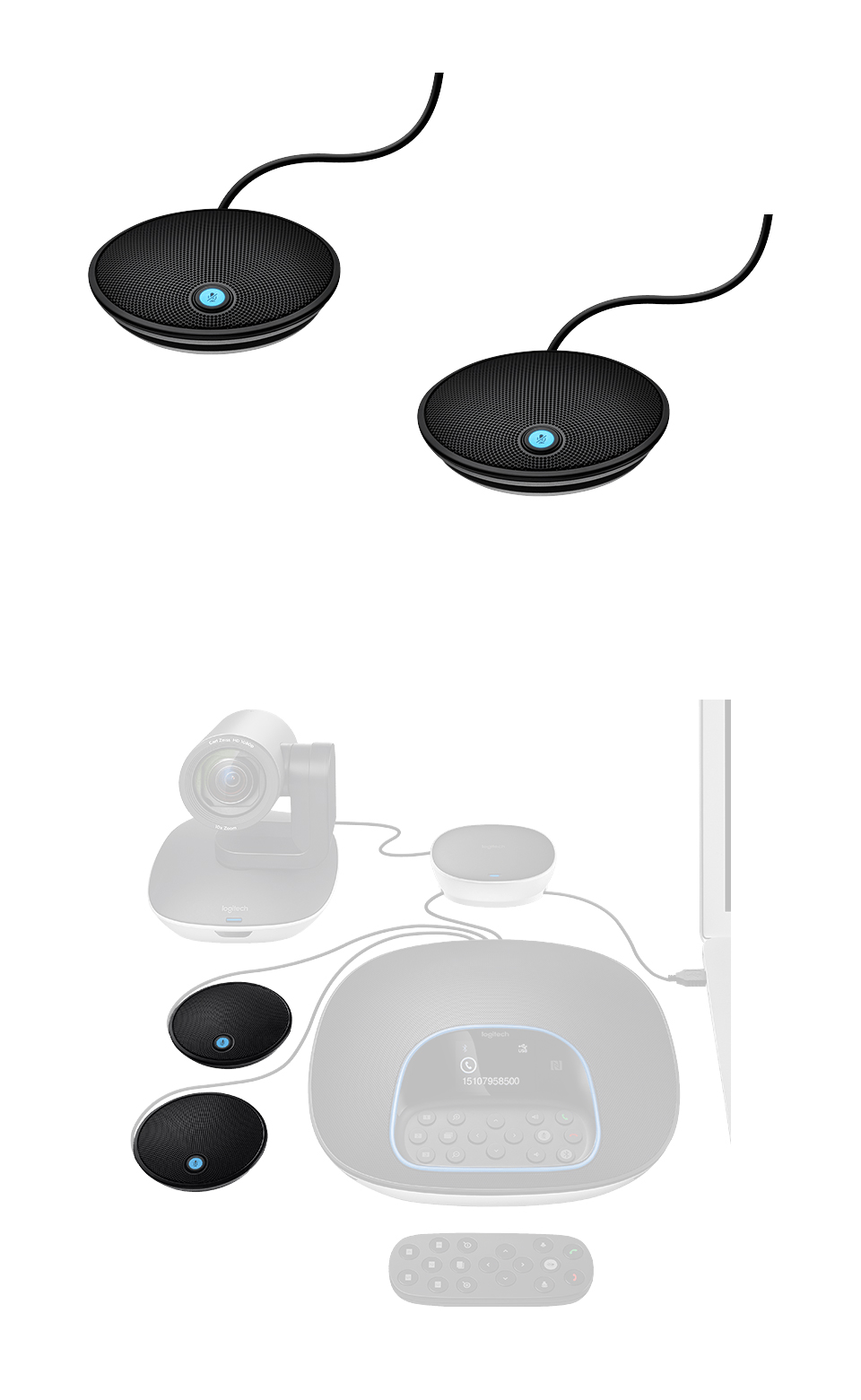 Buy Logitech Group Expansion Microphones [989-000171] | PC Case Gear ...