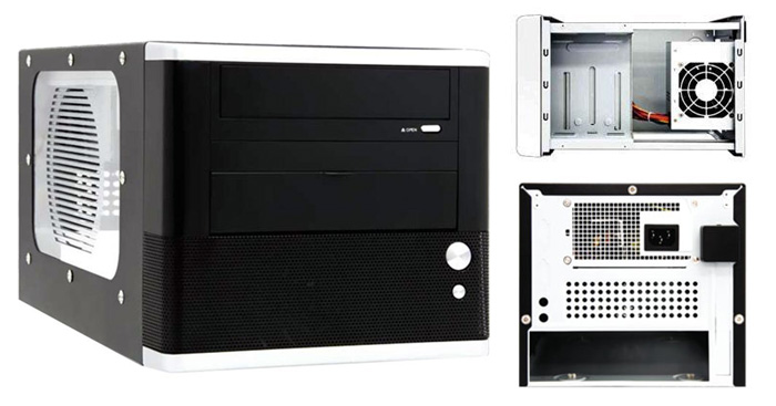 Buy Aywun A1-1001 Black Cube mini-ITX Case [A1-1001] | PC Case Gear ...