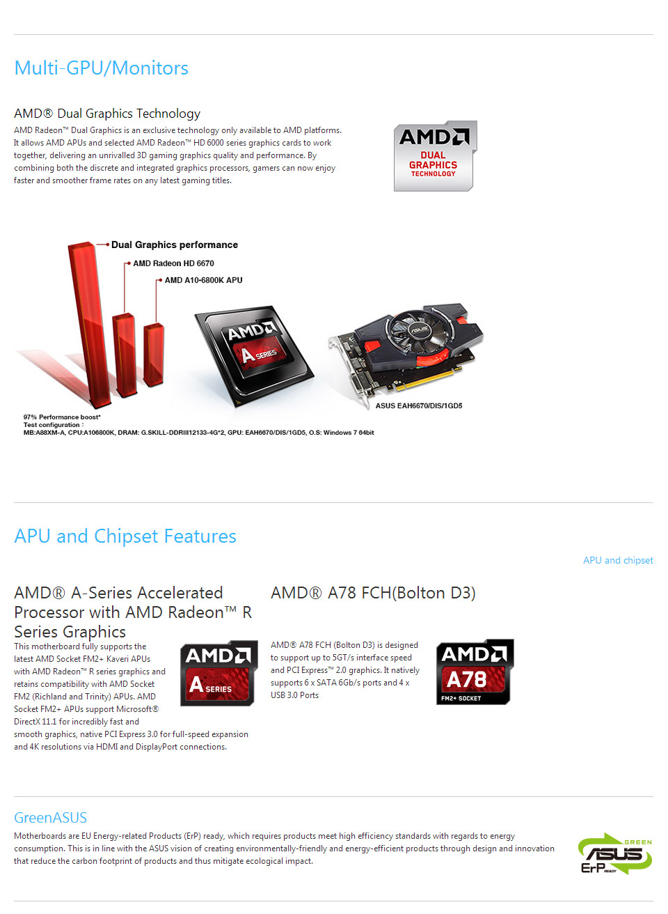 Buy ASUS A78M-A Motherboard [A78M-A] | PC Case Gear Australia