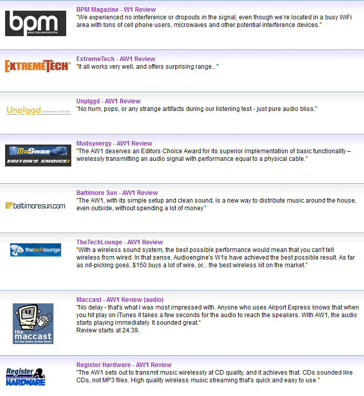 Buy Audioengine AW1 Premium Wireless Audio Adapter [AE-AW1] | PC Case ...