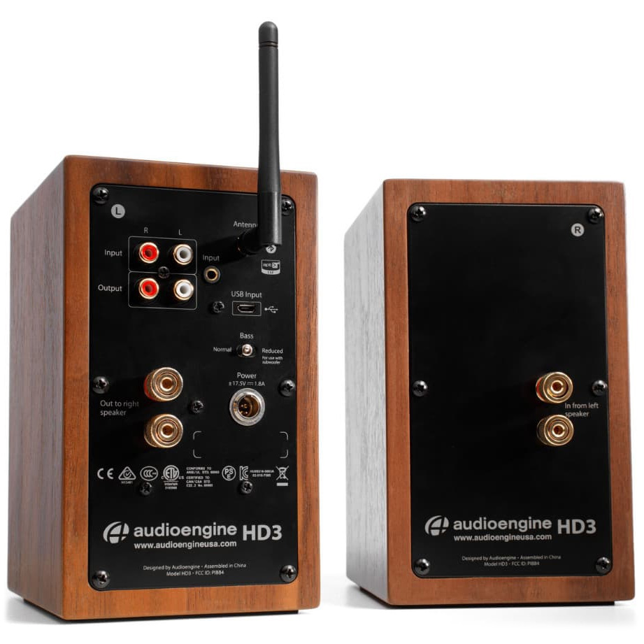 Buy Audioengine HD3 Premium Wireless Speakers Walnut [AE-HD3-WAL] | PC Case Gear Australia