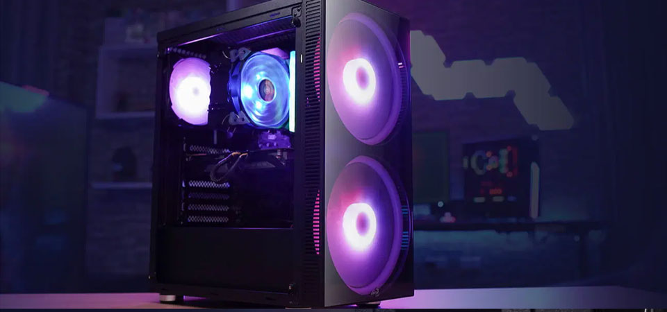 Buy Aerocool Python ARGB Tempered Glass Case [AER-PYTHON-G-BK-V1] | PC ...
