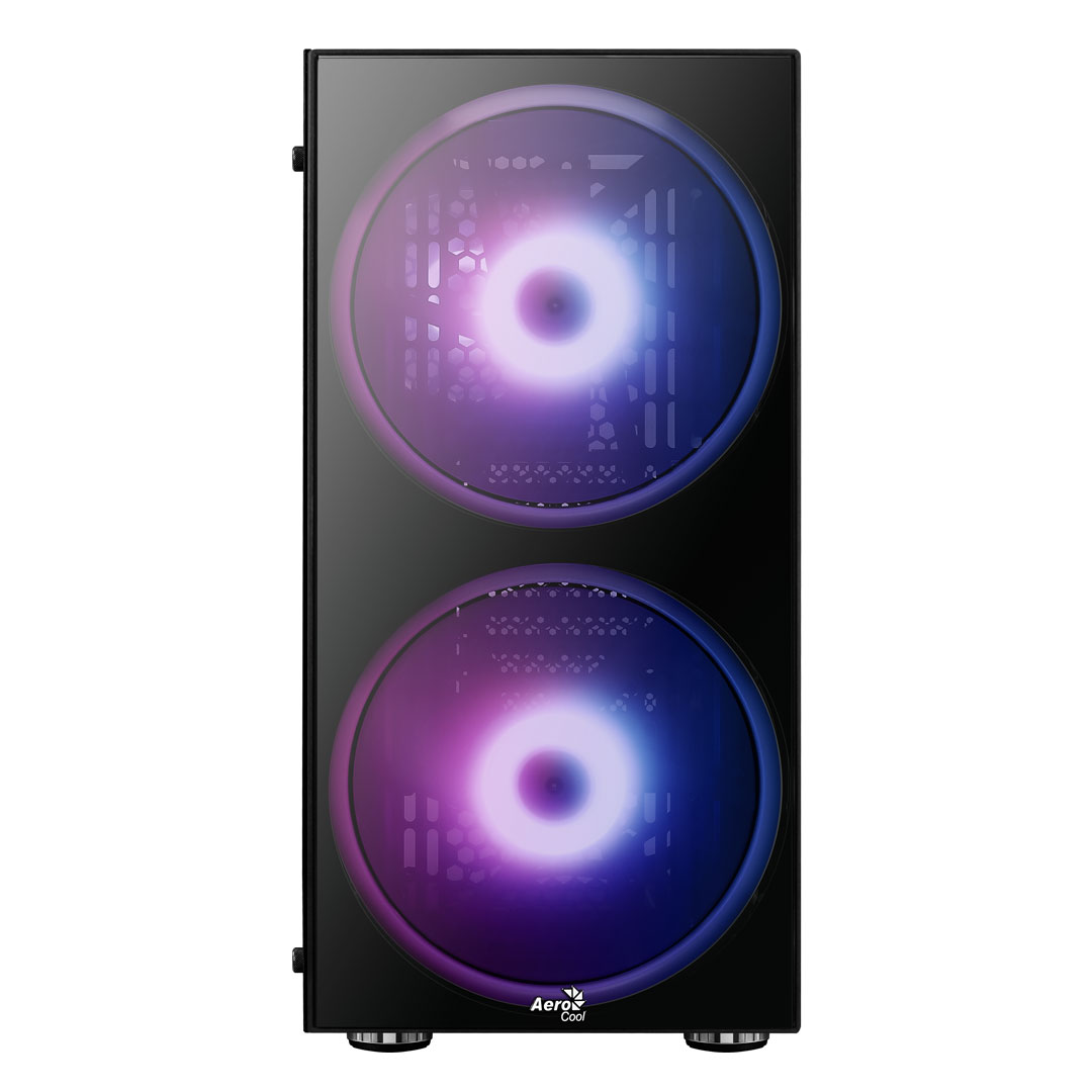 Buy Aerocool Python ARGB Tempered Glass Case [AER-PYTHON-G-BK-V1] | PC ...