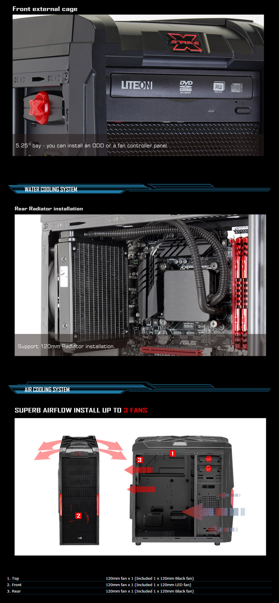 Buy Aerocool Strike-X Coupe Mid Tower Gaming Case [AER-SX-COUPE] | PC ...
