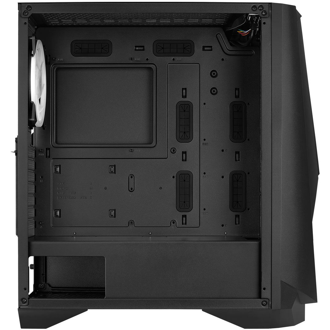 Buy Aerocool Visor ARGB Tempered Glass Case [AER-VISOR-G-BK-V1] | PC ...
