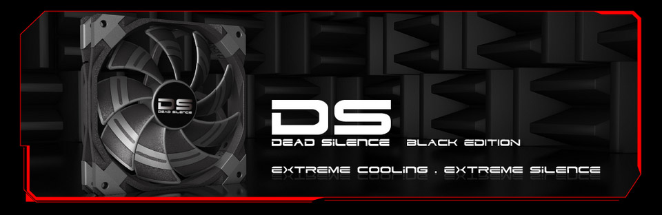 Buy Aerocool DS Fan 140mm Black Fan [AER-DSFAN14-BK] | PC Case Gear ...