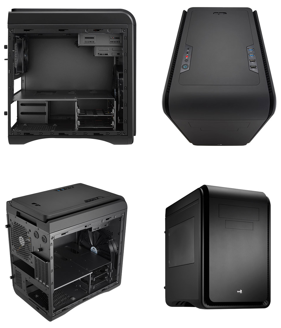 Buy Aerocool Dead Silence Cube with Window Black Edition [AER-DSCUBE-BK ...