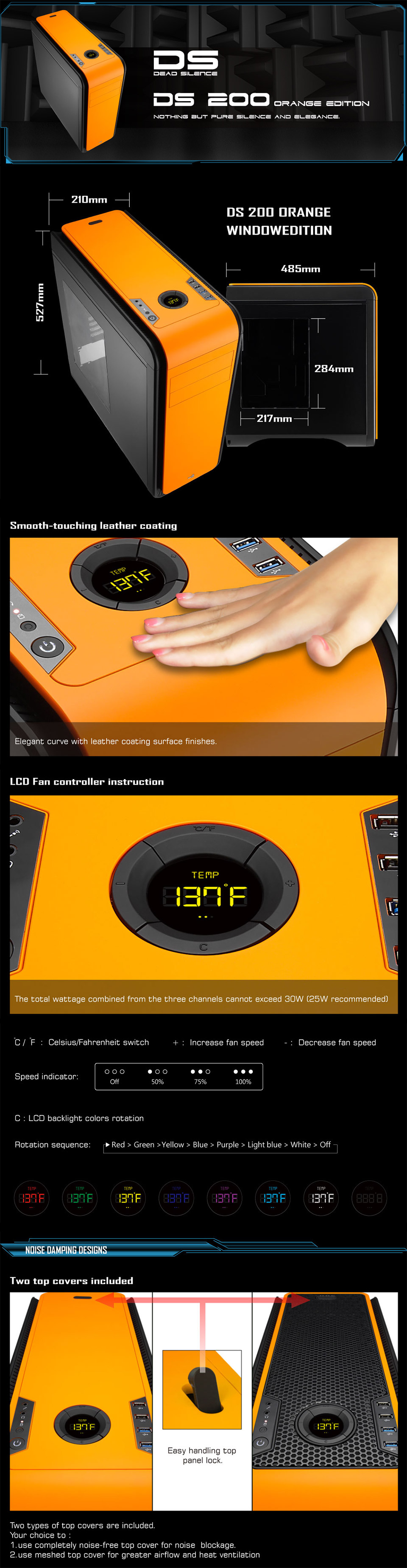 Buy Aerocool DS 200 Orange Edition Case with Window [AER-DS200-OR] | PC ...