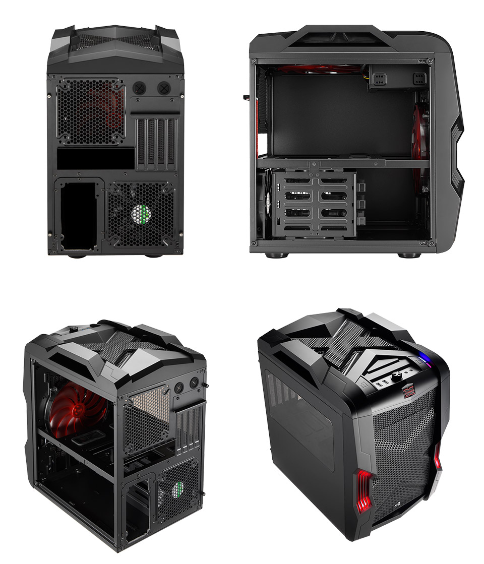 Buy Aerocool Strike-X Cube Mini Tower Black [AER-SX-CUBE-BK] | PC Case ...